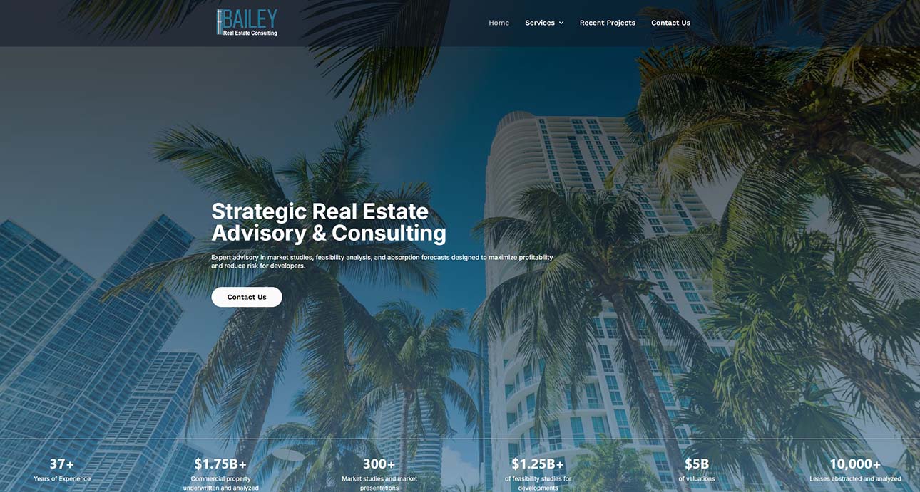 About Bailey Real Estate Consulting | Bill Bailey | Miami, FL